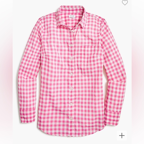 J. Crew | Tops | Nwt Jcrew Lightweight Cotton Shirt Signature Fit ...